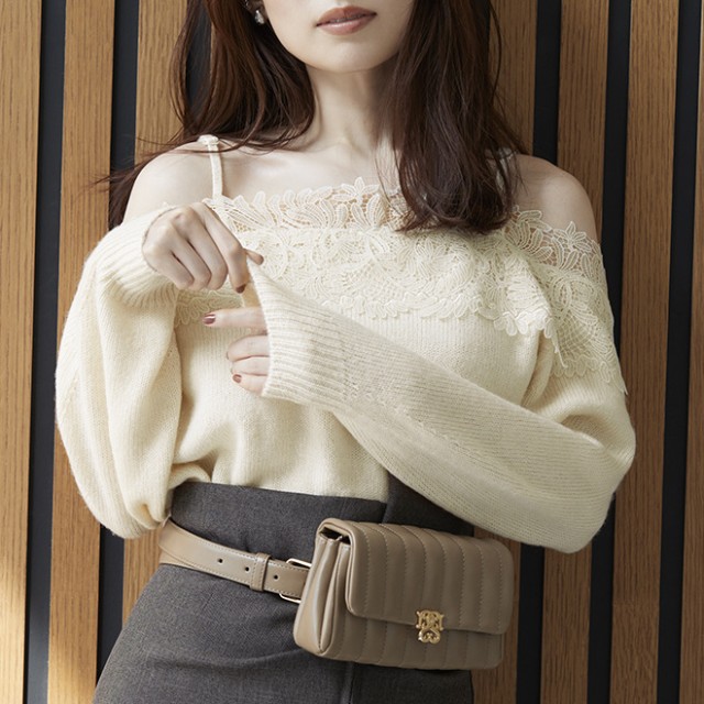 SNIDEL 2023 WINTER COLLECTION 】ニット×チュールキャミセットのワンピースや華やかな雰囲気のニットプルオーバーなど新作をご紹介♪ | HeartySelect Column